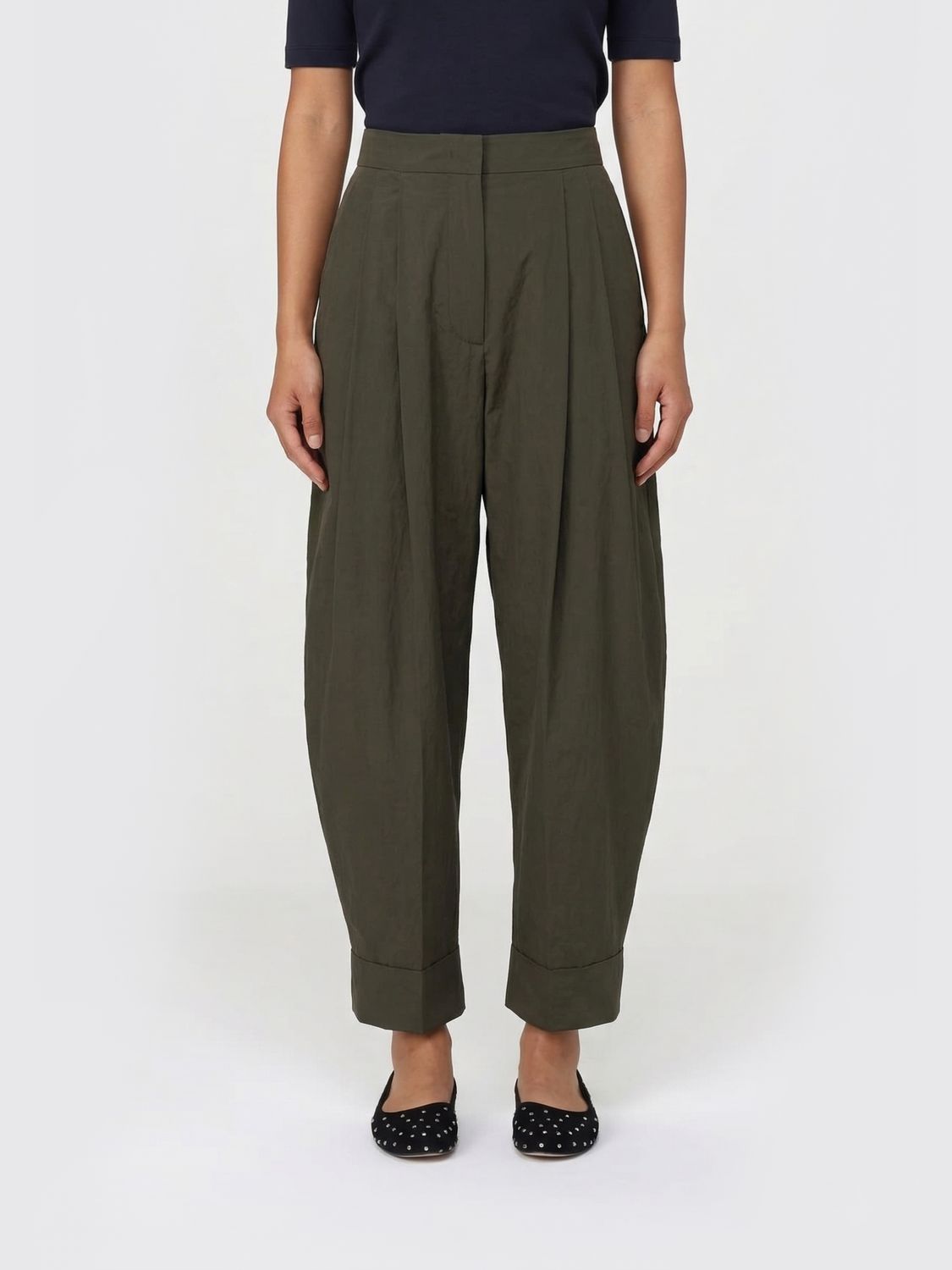 PT TORINO PT Torino Cropped Twill Trousers
